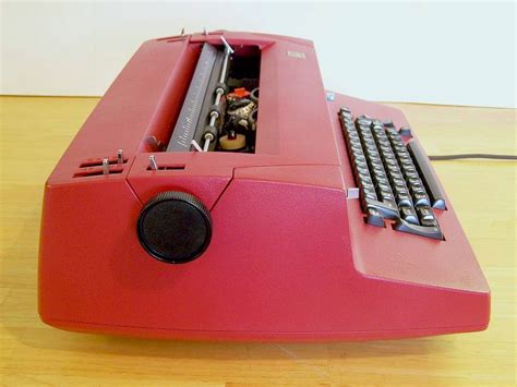 Ibm Selectric Typewriters Red Selectric Ii With Correction Sold