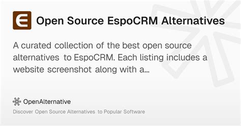 5 Best Open Source Espocrm Alternatives 2025