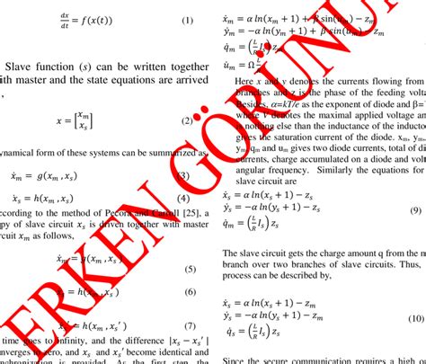 The Block Diagram Of The Non Autonomous Chaotic Secure Communication Download Scientific