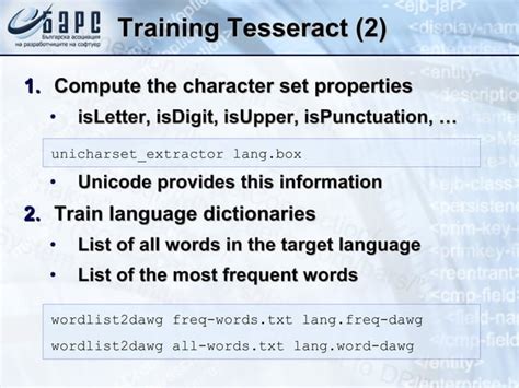 Tesseract Ocr Engine Openfest 2009 Ppt Desktop Publishing Computer Software And Applications