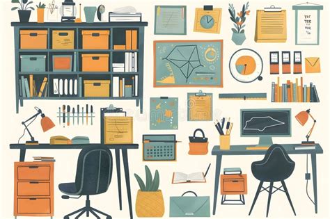 organize your workspace a guide to efficient desk setup with storage