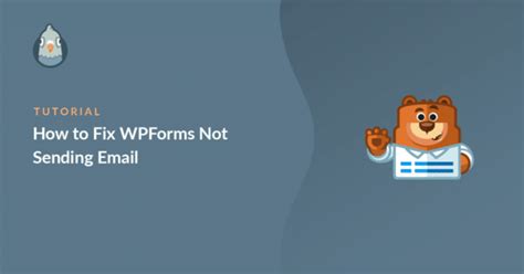 SOLVED How To Fix WPForms Not Sending Email 2025