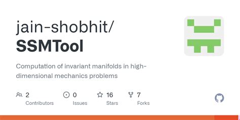 Github Jain Shobhit Ssmtool Computation Of Invariant Manifolds In High Dimensional Mechanics