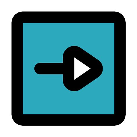 Right Arrow Direction Square Vector SVG Icon SVG Repo
