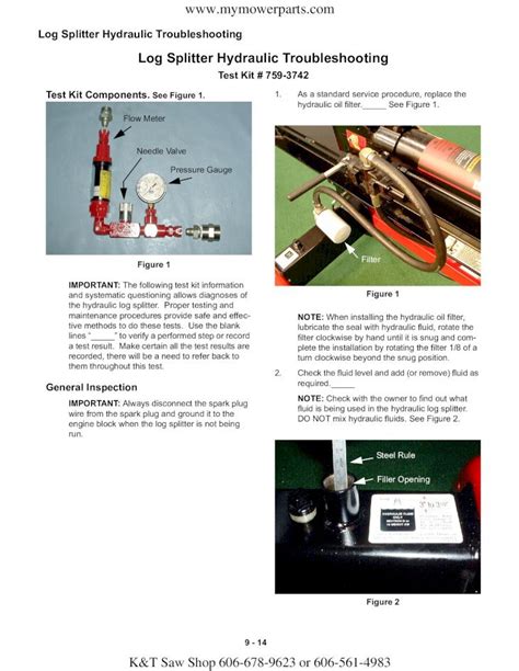 PDF Log Splitter Hydraulic Troubleshooting Log Splitter Hydraulic Troubleshooting