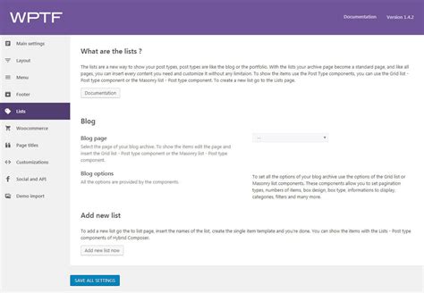 Theme Options Panel Wordpress Theme Framework