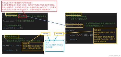 【c】模版的分离编译与多文件编程c模板多文件编程 Csdn博客