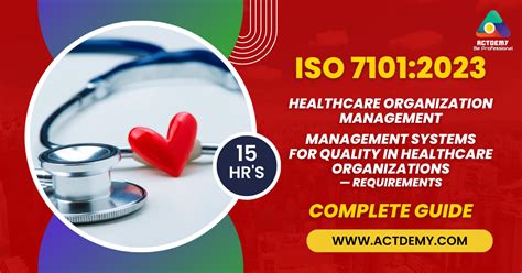 Iso 7101 2023 Management Systems For Quality In Healthcare Organizations Actdemy