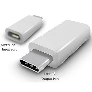 Buy Micro USB To Type C Port Converter Adapter For Type C Mobile Phone Online From ShopClues