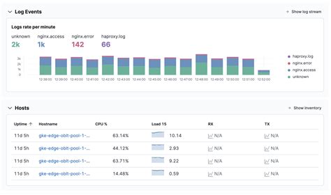 Unified Observability Bug Overview Visualization Panels Are Showing