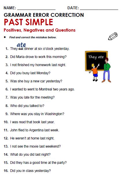 What Is A Verb Tense Error