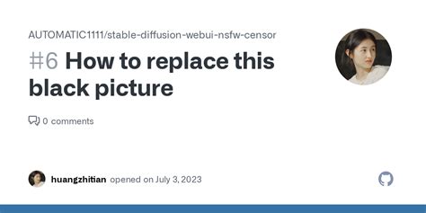 How To Replace This Black Picture Issue AUTOMATIC Stable Diffusion Webui Nsfw Censor