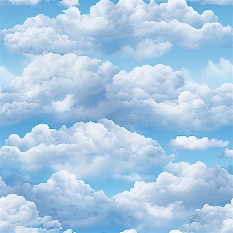 Realistic Clouds Texture Stock Illustration Illustration Of Surface