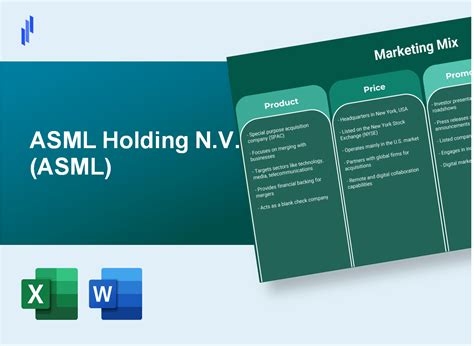 Marketing Mix Analysis Of Asml Holding N V Asml Dcf Swot Canvas Pestel Bcg Editable