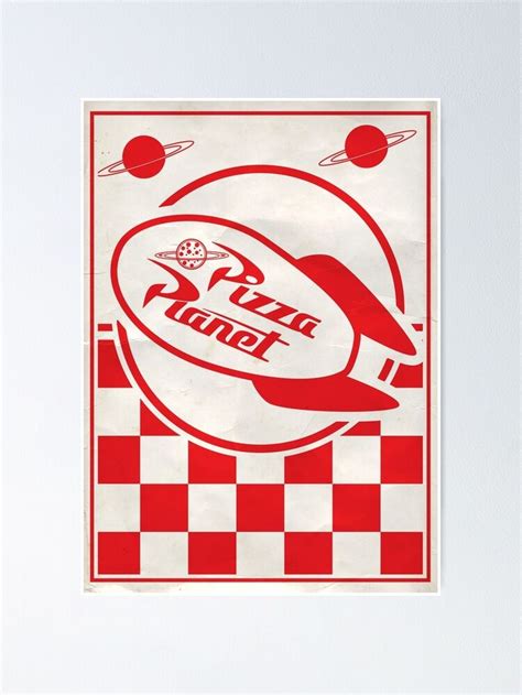 Pizza Planet Poster Diy Pizza Planet Sign Pizza Planet Art Pizza