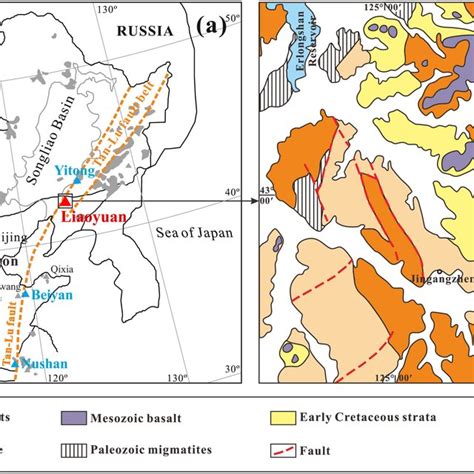 Simplified Tectonic Framework And Distribution Of Cenozoic Basalts In
