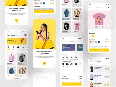 E Commerce Mobile App Ui By Mamun Ahmed On Dribbble