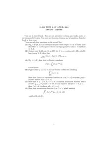 6 Solving The Diffusion Equation