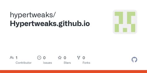Releases · Hypertweaks · Github