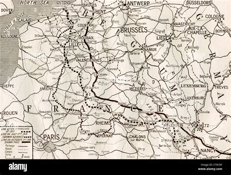 Western Front France Ww1 World War I Timeline Battles And Major Events
