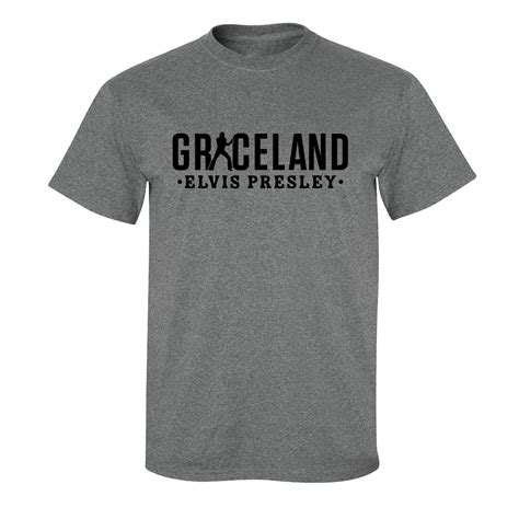 Graceland Silhouette Elvis Presley T Shirt Graceland Official Store