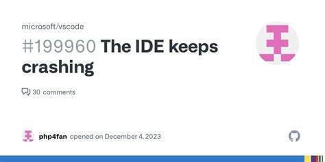 The IDE Keeps Crashing Issue Microsoft Vscode GitHub