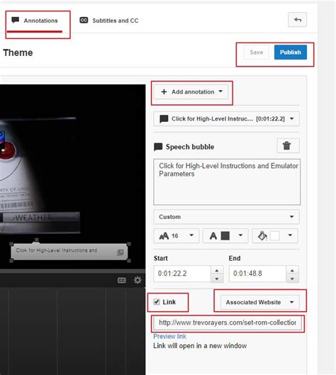 Add Associated Website To Youtube Video Annotation Youtube Videos Ads Annotation