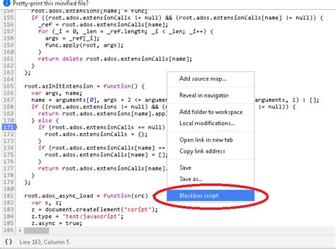 In The Chrome Console Source Tab How Can I Find Where A Script Is