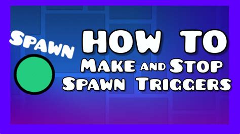 how to make and stop spawn loops in geometry dash youtube