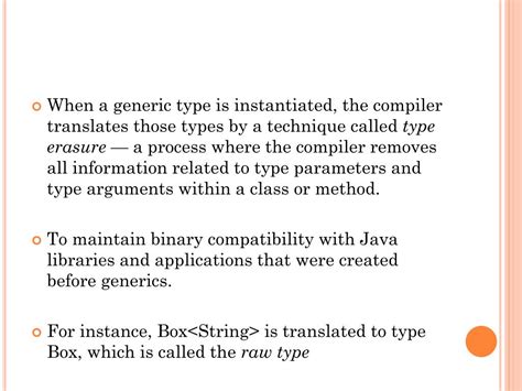 ppt generics in java powerpoint presentation free download id 2780155