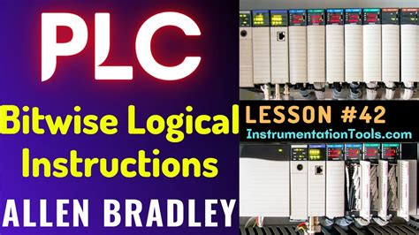 Plc Training 42 Bitwise Logical Instructions Plc Programming