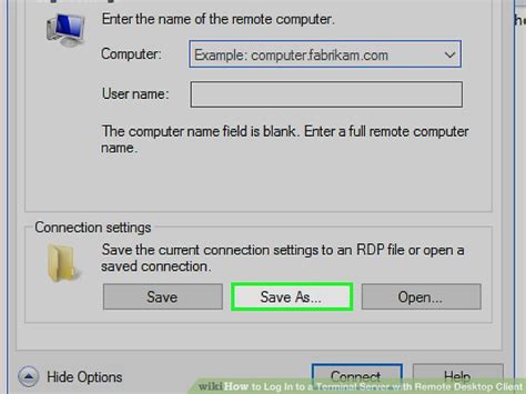 How To Log In To A Terminal Server With Remote Desktop Client