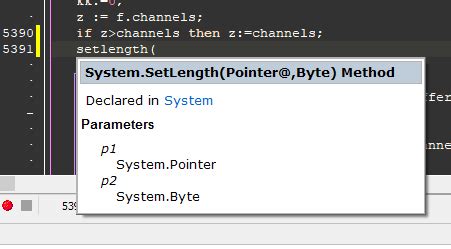IDE Hangs On Code Completion Find Declaration Parameters Tooltip Delphi IDE And APIs