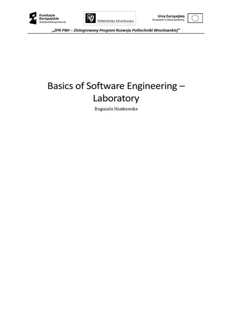 basics of software engineering laboratories pdf