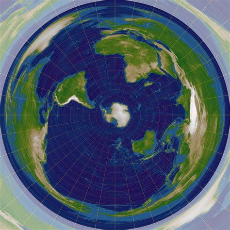 Flat Earth Map Projection Zopaja