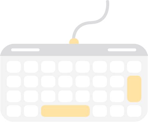 Keyboard Flat Light Icon Vector Art At Vecteezy