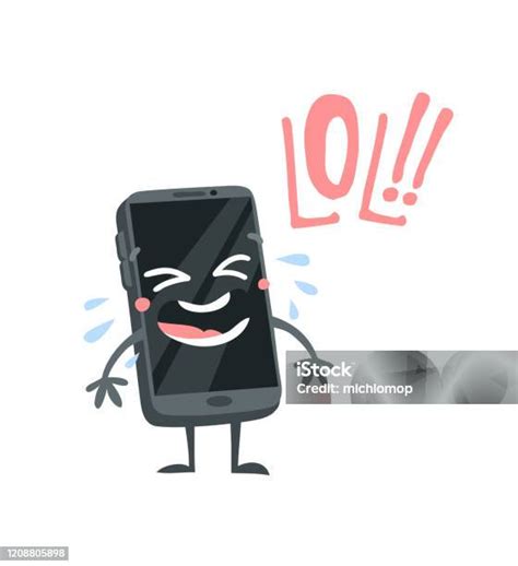 만화 그리기 가제트 이모티콘입니다 손으로 그린 감정적 인 전화 실제 벡터 일러스트 캐릭터입니다 크리에이티브 잉크 아트 작품 및 단어 감정에 대한 스톡 벡터 아트 및 기타