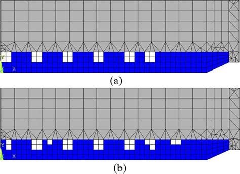 A Initial Fem Of The 2nd Round Of Iterations B Final Design Of The 2nd Download Scientific