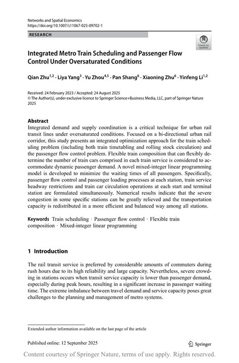 Integrated Metro Train Scheduling And Passenger Flow Control Under Oversaturated Conditions