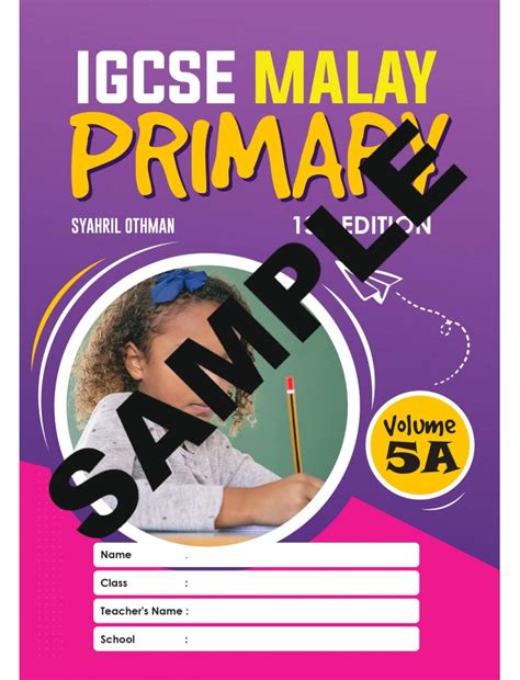 Igcse Malay Primary 1st Edition Volume 5a Isbn 9789672868095