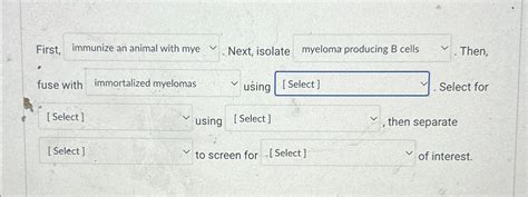 Solved First Next Isolate Then Fuse With Uŝing Select