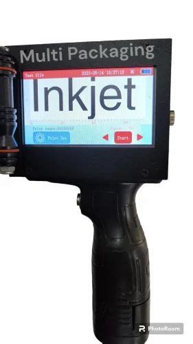 Handheld Inkjet Printer Date Batch Mfg Exp Barcode Mrp Coder Coding Machine Touch Screen At
