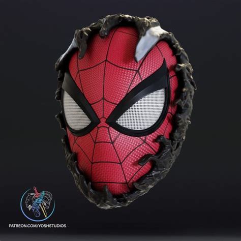 🦸‍♂️ Venom Spiderman Mask 3d Print File Stl・ Stl File For 3d Printing・cults