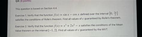 solved exercise 1 verify that the function f x sin x