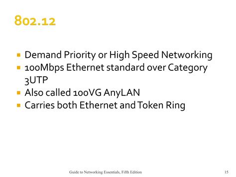 Ieee 802 Standards Pptx Computer Networking Computing