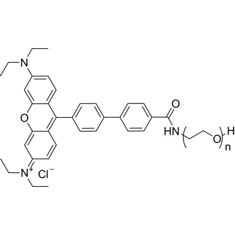 RB-PEG-OH (MW 400) (Rhodamine B-PEG-OH (MW 400)) | Fluorescent Dye ...