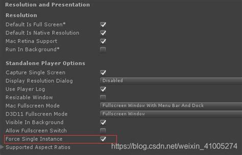 Unity出pc包设置分辨率unity Pc包 分辨率修改 Csdn博客