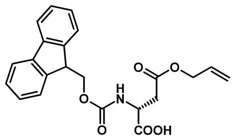 Fmoc D Asp Oall Oh N Fmoc D Aspartic Acid Beta Allyl Ester Cas 177609 12 0
