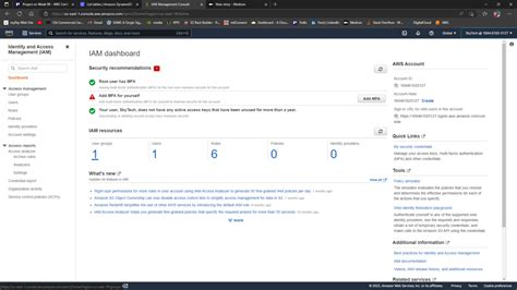 Creating A Dynamodb Table With Iam User In Aws By Skytechlandry Medium