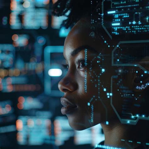 Female It Specialist Analyzing Cyber Security Threats Generative Ai